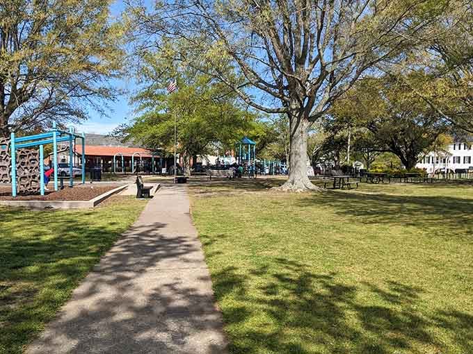 Colonial Waterfront Park: where locals have been gathering since before gathering was cool or required permits.