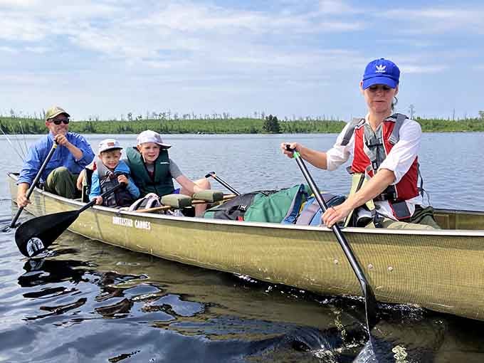 Nothing beats a family canoe trip where everyone's actually talking to each other instead of staring at screens.