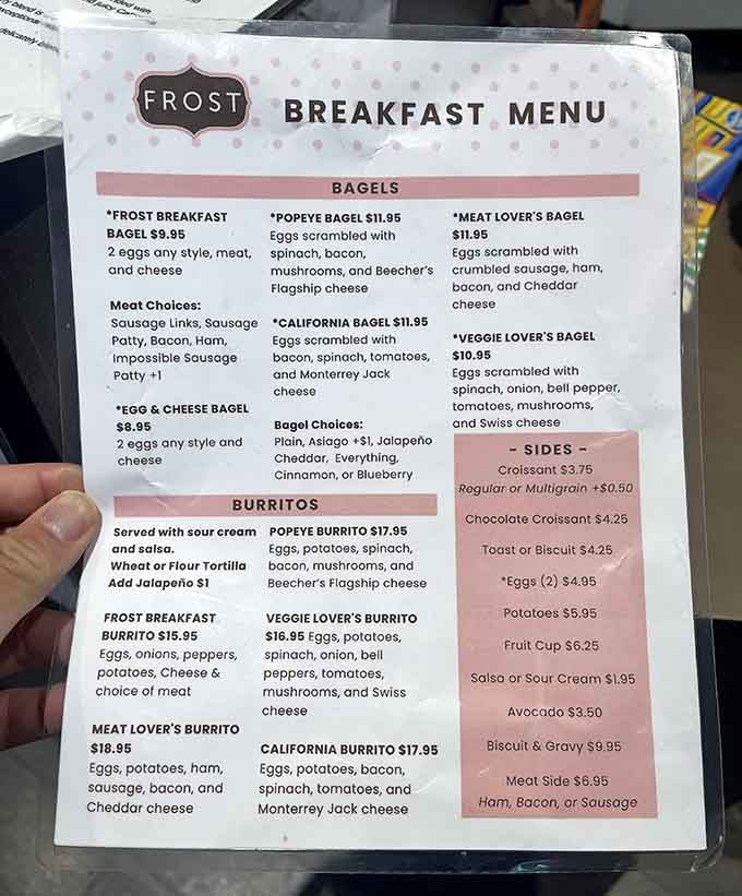 When a breakfast menu offers this many delicious decisions, you know someone's been paying attention to what people actually want.