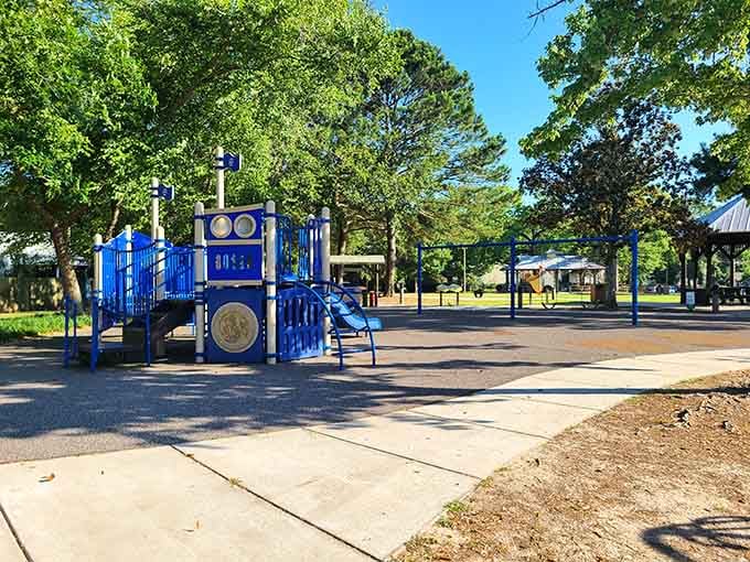 This playground equipment looks like it was designed by someone who actually remembers what childhood fun feels like.
