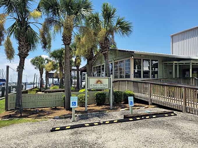 Sunset Pointe sits where palm trees meet fresh seafood, creating the kind of waterfront dining dreams are made of.