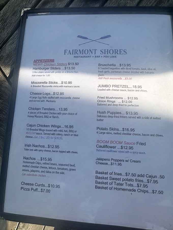 This menu reads like a greatest hits album of comfort food, minus the prices we're not discussing.