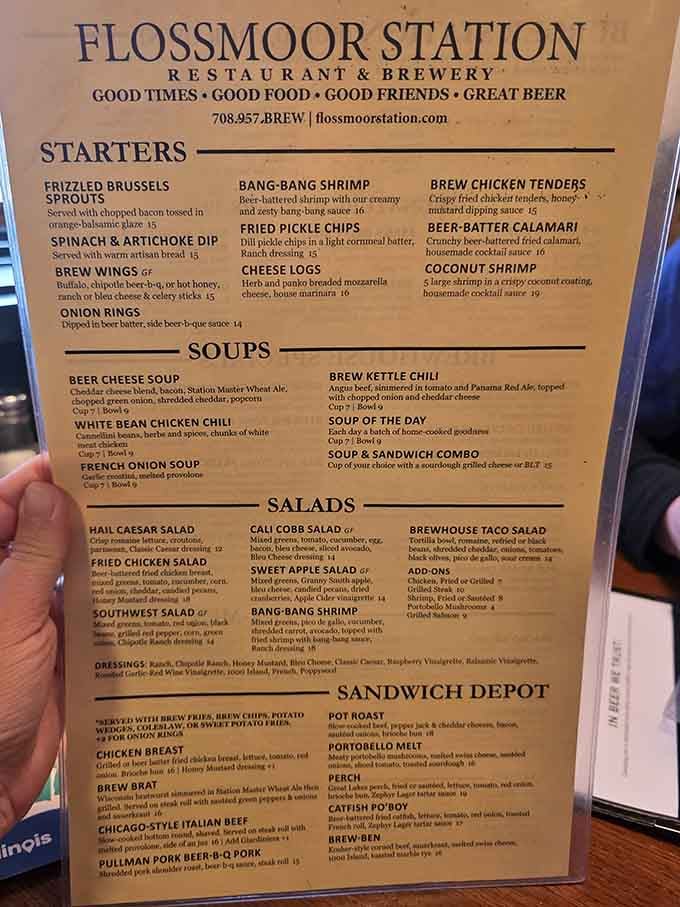 This menu proves someone in the kitchen understands that variety is the spice of life worth celebrating.