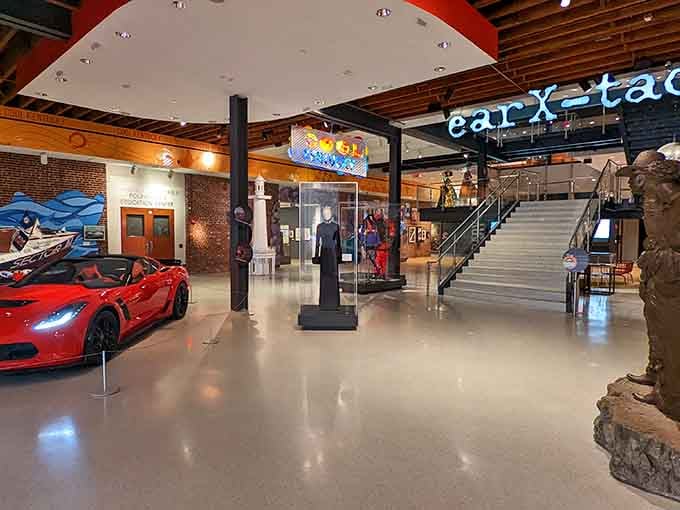 When your museum lobby features a Corvette, you know this isn't your grandmother's dusty history lesson anymore.