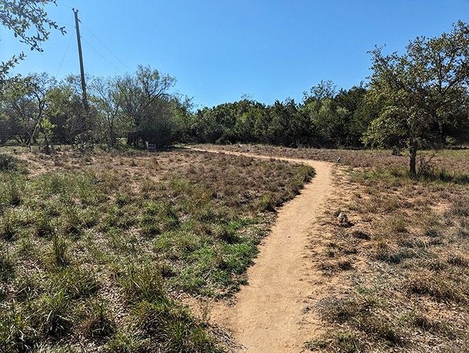 This winding trail through native brush invites leisurely walks where your biggest decision is left or right.