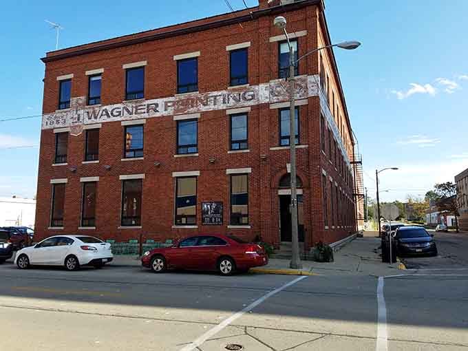 The Wagner Printing Building stands proud, a brick testament to when craftsmanship mattered more than quarterly earnings reports.