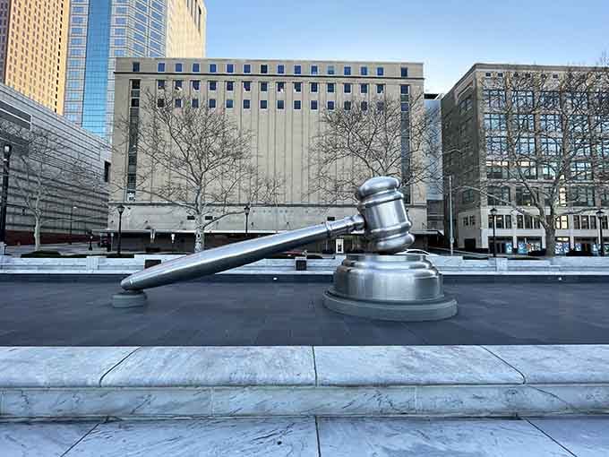 The handle alone could double as a water slide, though we don't recommend testing that theory during business hours.