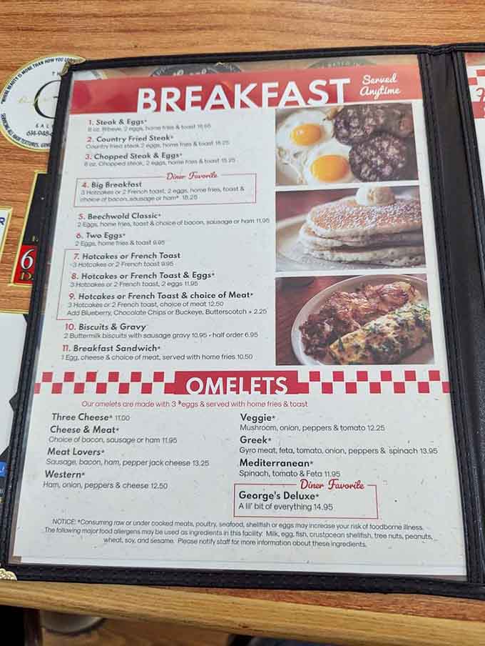 This menu reads like a greatest hits album of American breakfast, and every track is a winner.