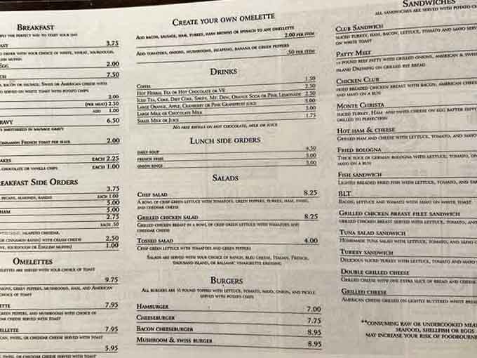 When the menu offers this much variety at these prices, you know you've found the real deal.