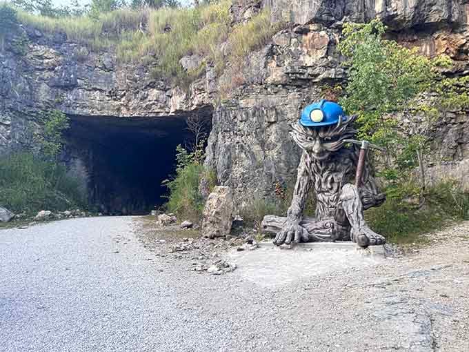 When a wooden miner greets you at the entrance, you know you're about to experience something wonderfully weird.