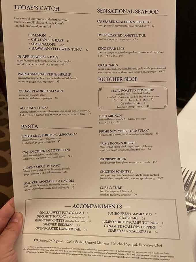 When the menu reads like poetry, you know you're in for something special tonight.