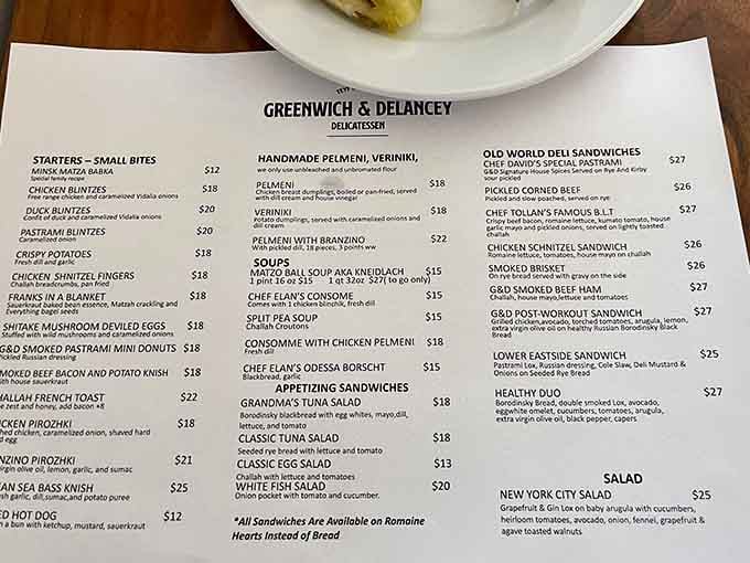 The menu reads like a greatest hits album of deli classics, each one ready to challenge your jaw.