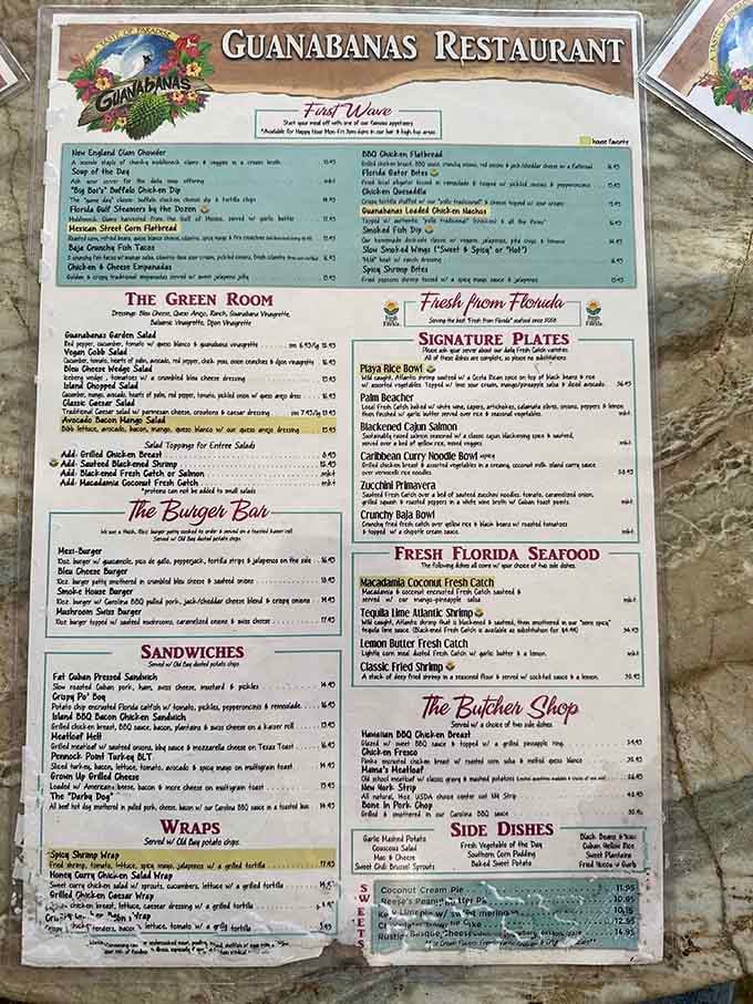 When the menu reads like a Caribbean vacation itinerary, you know you're in for something special.