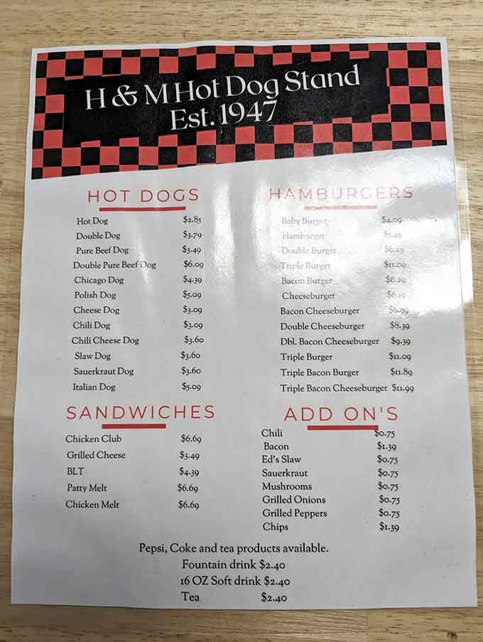 A menu that's been perfecting the classics since 1947, proving some things shouldn't change.