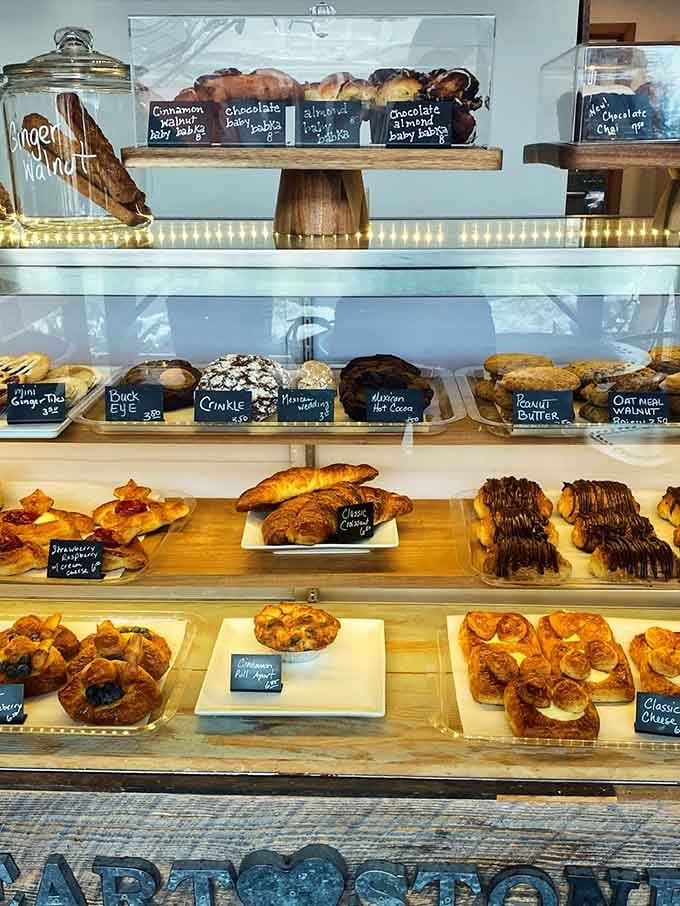 This display case is basically a museum of deliciousness, and admission is absolutely worth the price.