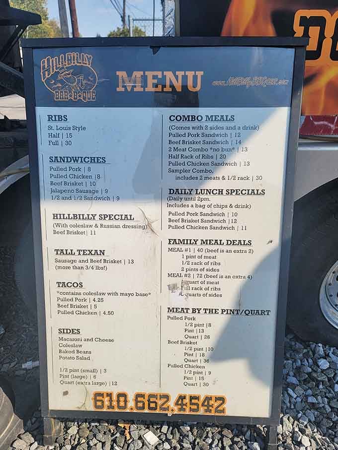 When a menu lists "Tall Texan" with over three-quarters pound of meat, you know they're serious folks.