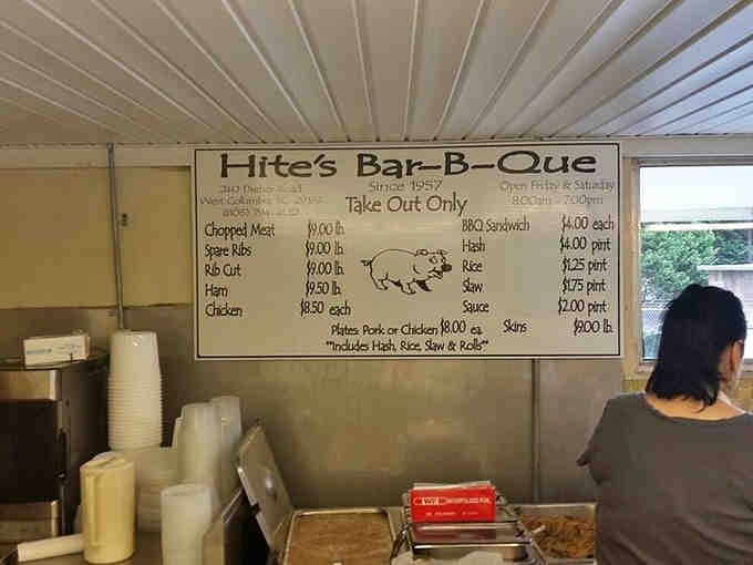 When your menu fits on one board, you know they're doing something spectacularly right.