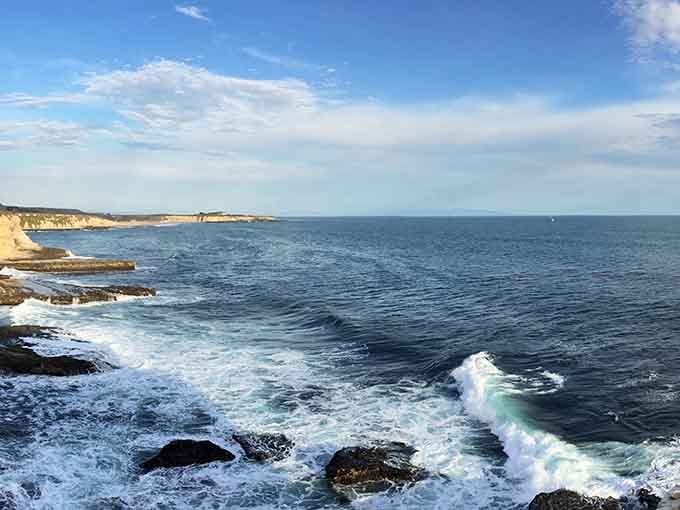 When waves crash with this much enthusiasm, you know the ocean is putting on a show.