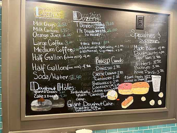 That chalkboard menu is like a choose-your-own-adventure book, except every choice leads to deliciousness and zero regrets whatsoever.
