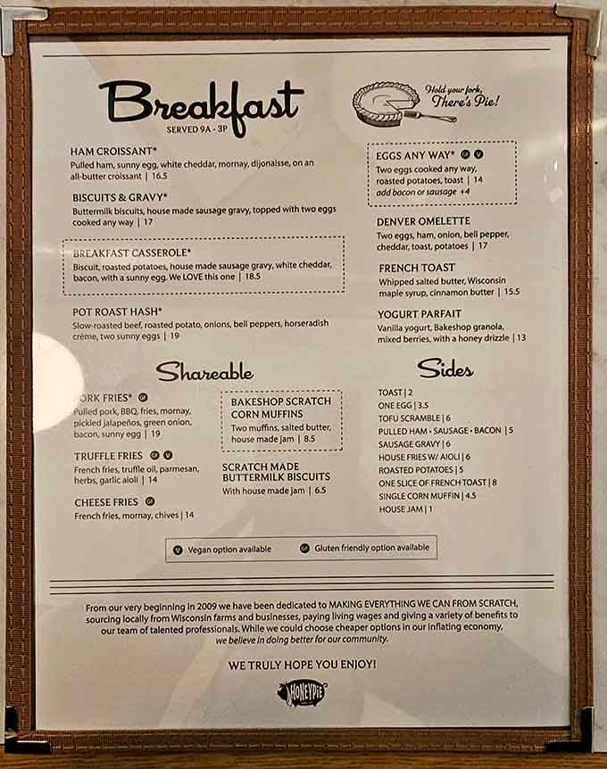 The breakfast menu reads like a greatest hits album, every item a chart-topper worth ordering twice.