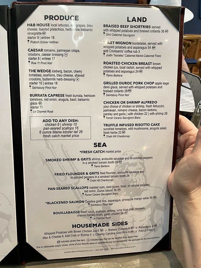 This menu reads like a love letter to the Atlantic Ocean, promising adventures your taste buds won't soon forget.