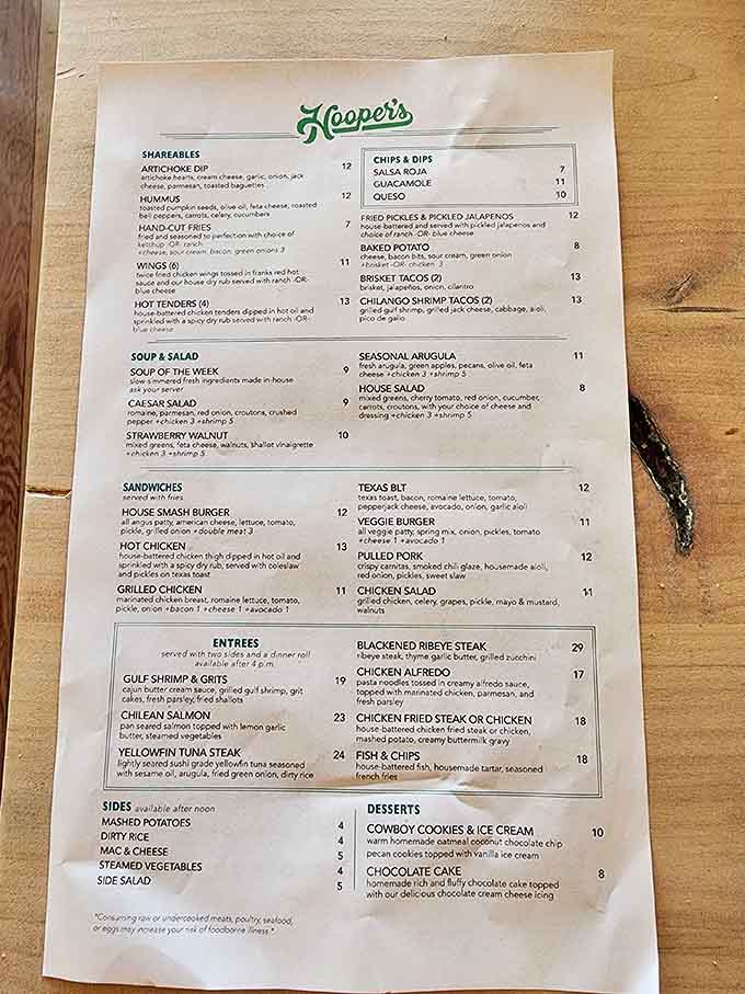 This menu reads like a greatest hits album of comfort food, and trust me, there are no B-sides here.