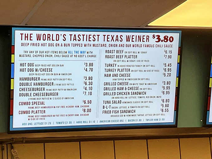 When a menu board calls itself "World Famous," you better believe they've earned the right to brag about it.