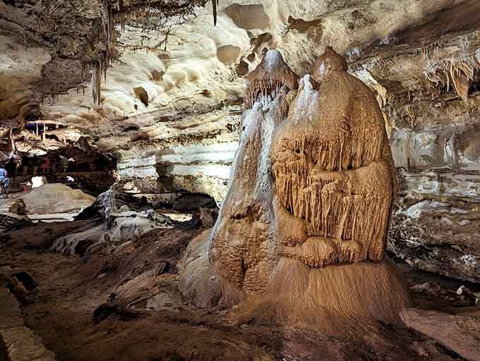 This massive formation looks like it's been sculpted by an artist with infinite patience and time.