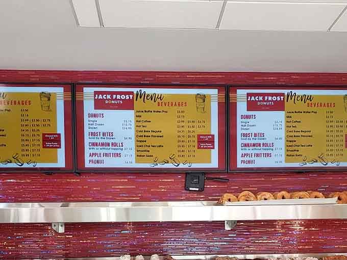 Sometimes the best menus are the ones that don't require a decoder ring to understand.