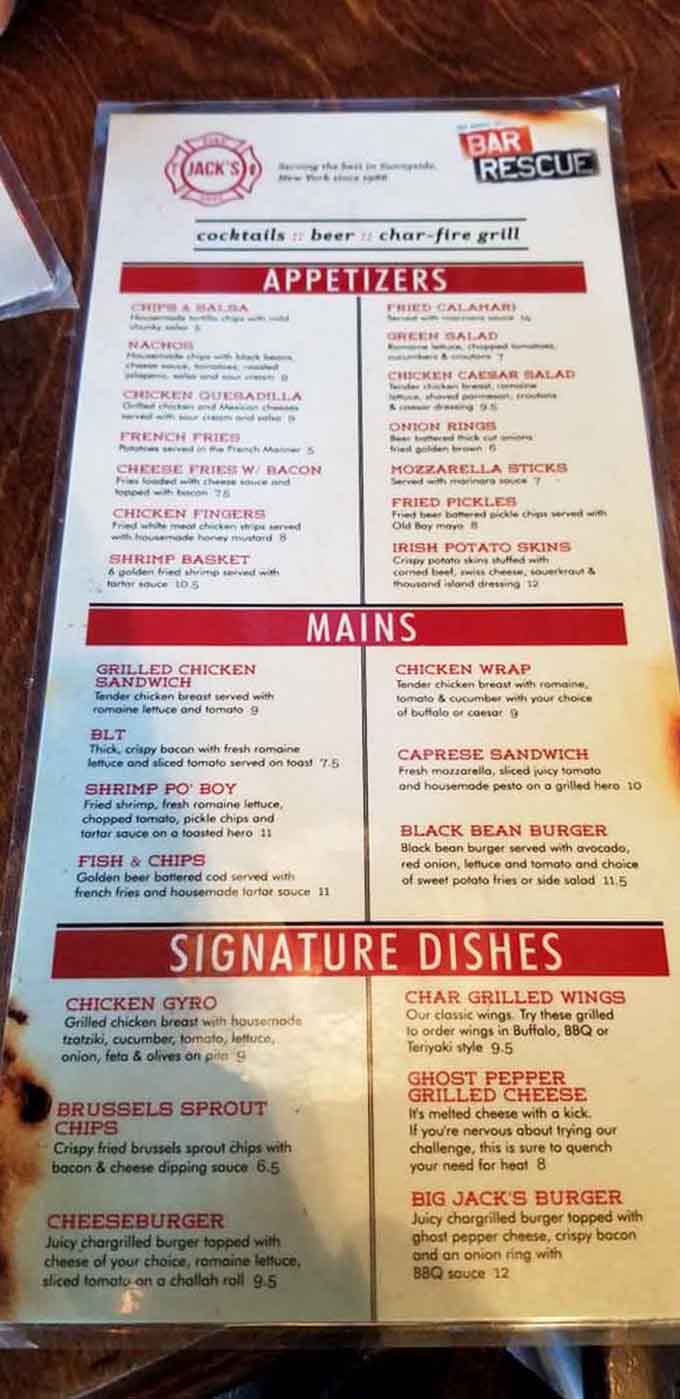 The menu reads like a greatest hits album, with every dish ready to rescue you from hunger.