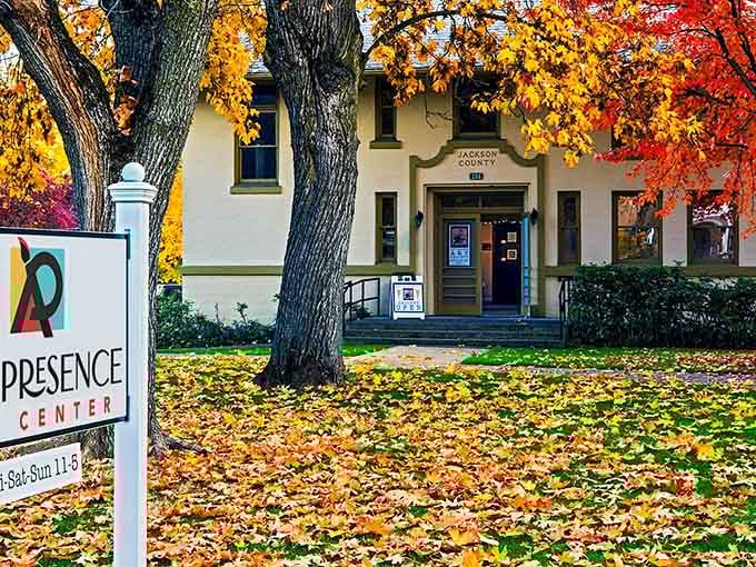 Art Presence Art Center brings contemporary creativity to a historic setting, proving old buildings can absolutely learn new tricks.