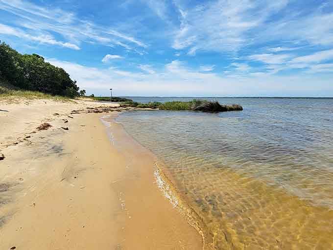 Crystal-clear waters lap against golden shores, offering the kind of tranquility that makes your daily commute feel like ancient history.