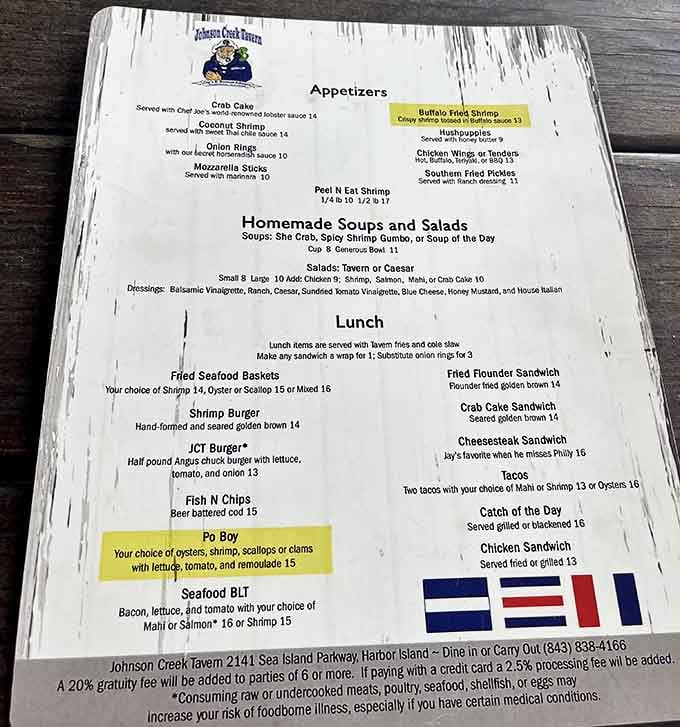 When the menu's this good, you don't need fancy fonts or leather binding to impress anyone.