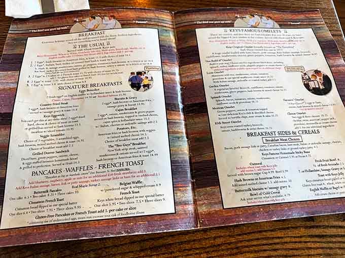 A menu this extensive means one visit will never be enough to try everything your heart desires.