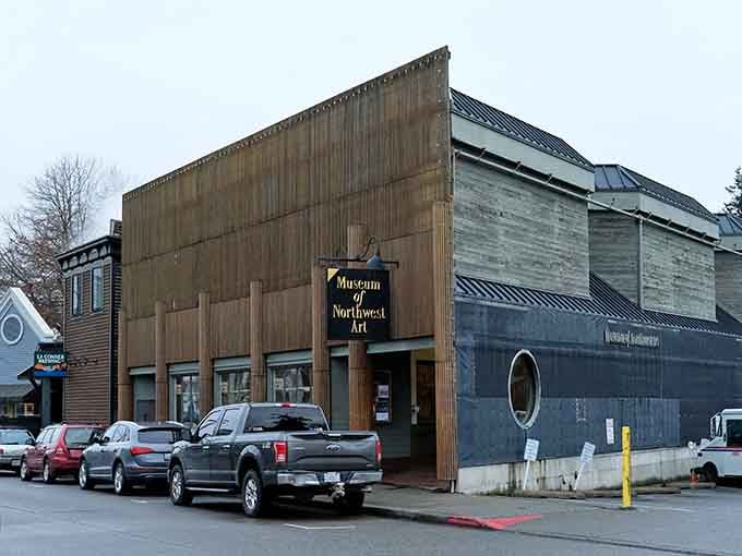 The Museum of Northwest Art blends contemporary design with historic surroundings like they've always belonged together.