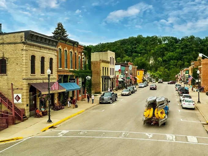 Main street looks like someone hit the pause button on progress, and honestly, that's the whole point.