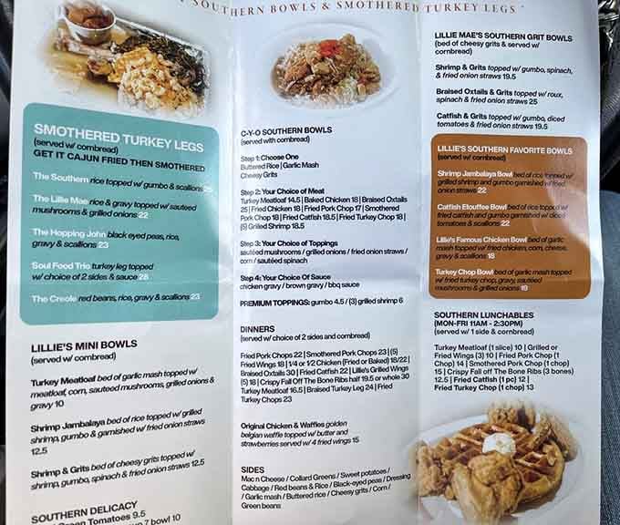 That menu board is basically a roadmap to happiness, featuring everything your soul has been craving.