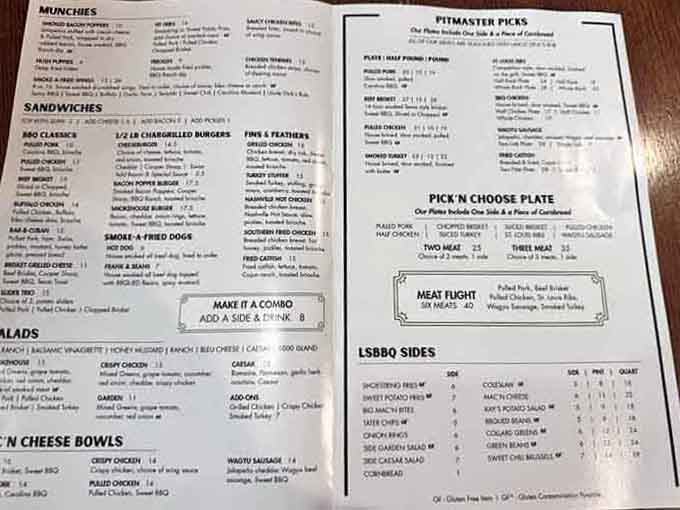 The menu at Local Smoke BBQ reads like a greatest hits album of American barbecue traditions.