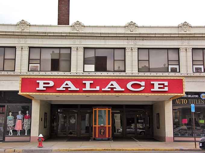 The Palace Theatre stands proud, reminding everyone that culture and entertainment belong in affordable cities too, thank you.