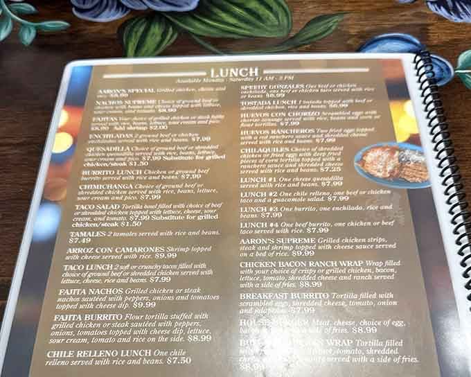 This menu is basically a choose-your-own-adventure book, except every ending involves you being deliciously satisfied and possibly needing looser pants.