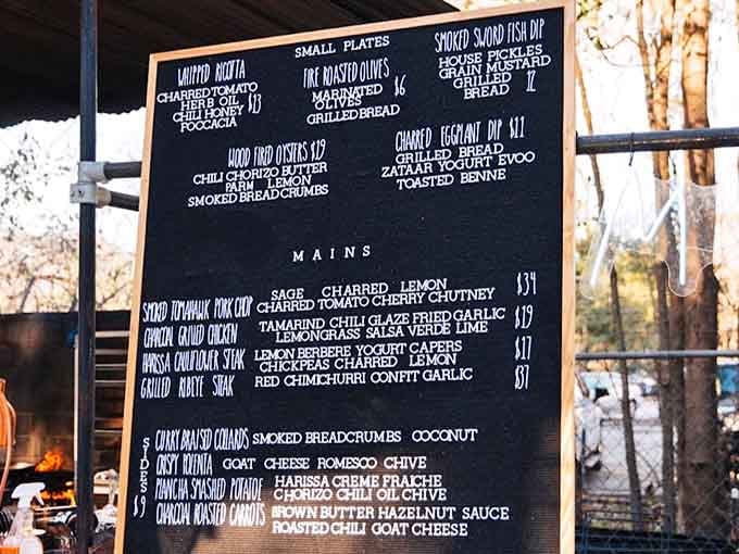 When a restaurant writes its menu on a chalkboard, you know they're committed to keeping things fresh and seasonal.