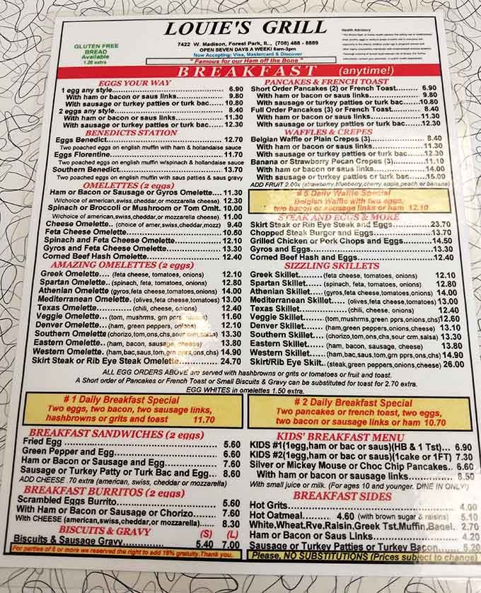 This menu reads like a greatest hits album of breakfast, and every track is a certified banger.
