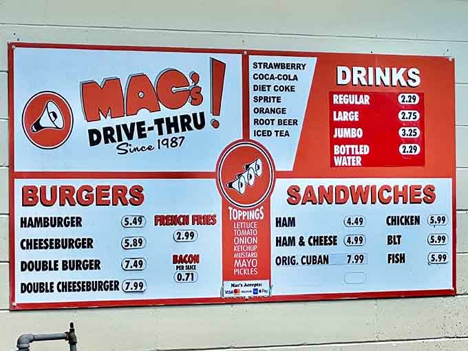 When your menu fits on one board and everything's under ten bucks, you're doing something gloriously right.