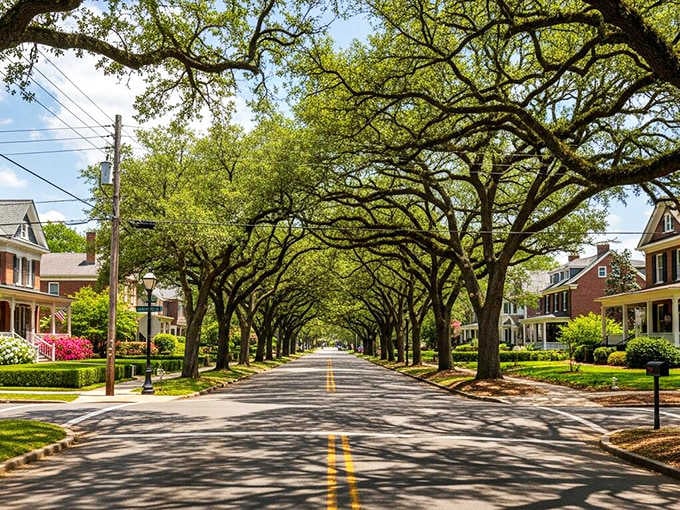 These oak-canopied streets make you want to buy a porch swing and learn everyone's first name.