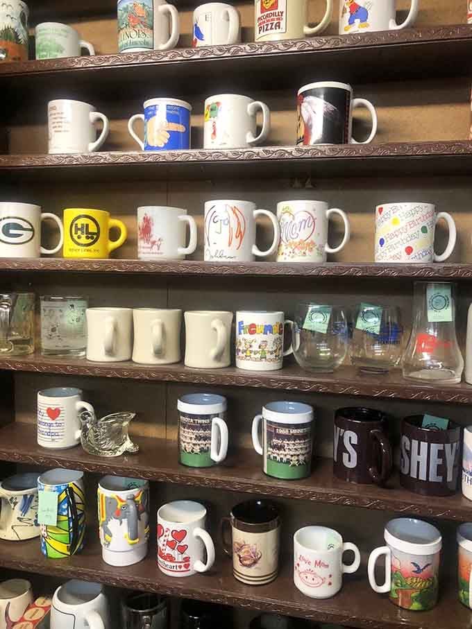 Every mug tells a story, from forgotten pizza joints to sports teams that broke our hearts.