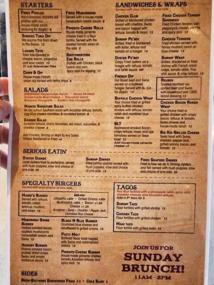 The menu reads like a greatest hits album of Southern comfort, with something delicious for every craving.