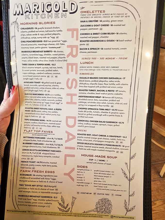 This menu reads like a greatest hits album where every track is a chart-topper and choosing just one feels impossible.
