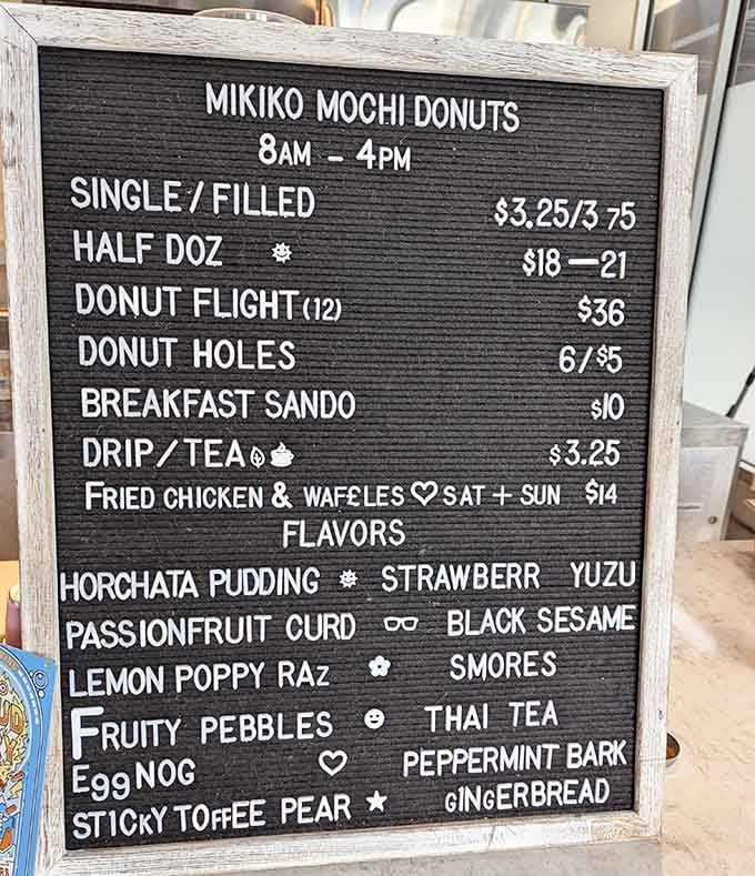 When your menu board lists flavors like horchata pudding and sticky toffee pear, you know someone's been thinking outside the box.