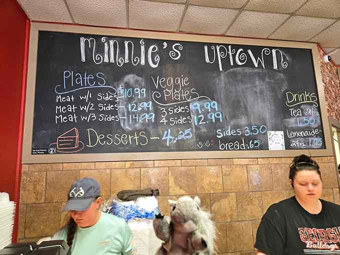 When the menu board is this straightforward, you know they're confident about what's coming out of that kitchen.