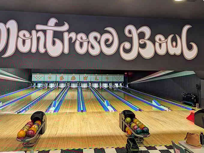 Those groovy letters above the lanes have been welcoming bowlers since your parents' first date night.